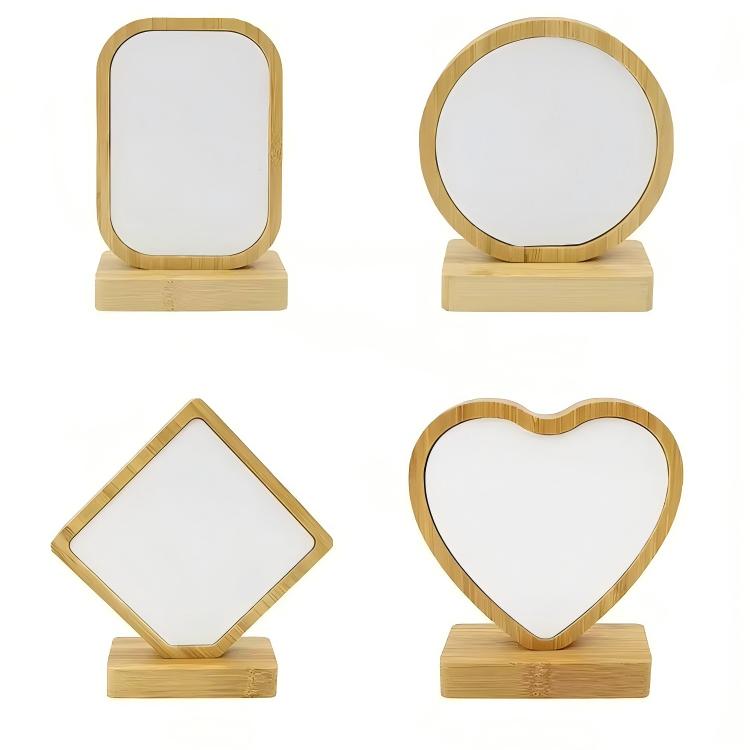 Sublimation Bamboo rotable Photo frame - Awesomesub-10years sublimation ...